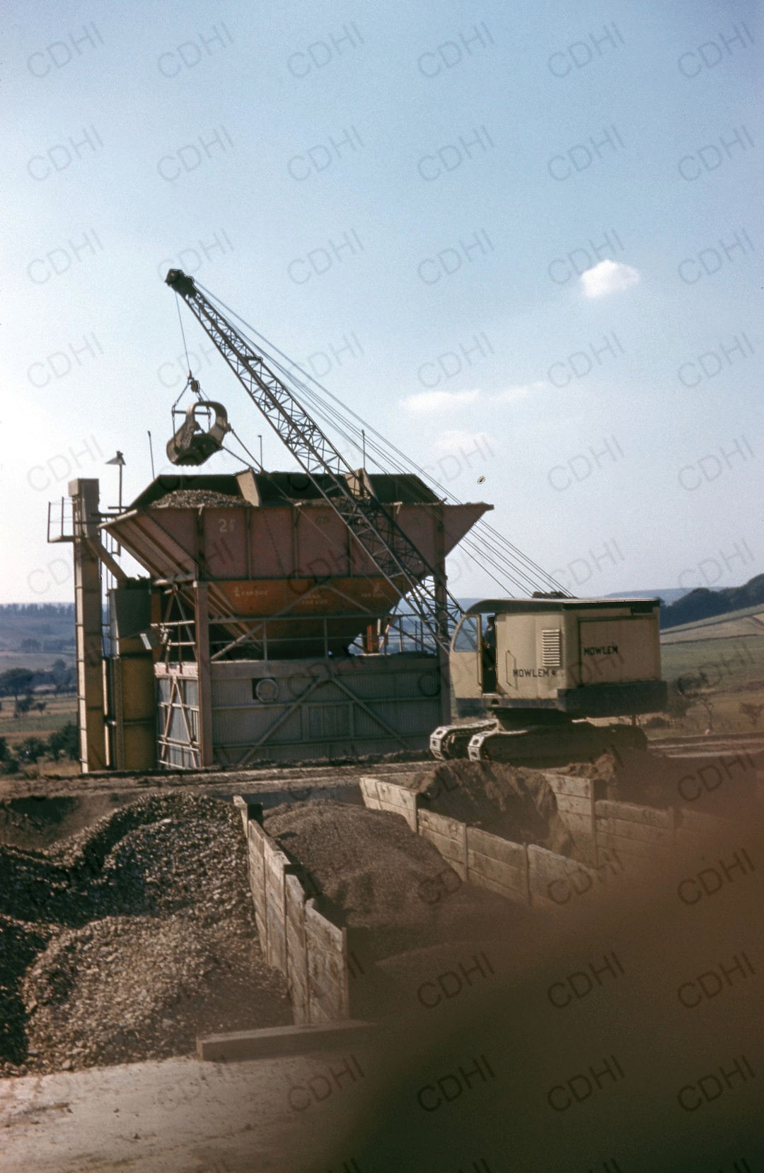Derwent Reservoir Under Construction - Consett & District Heritage ...